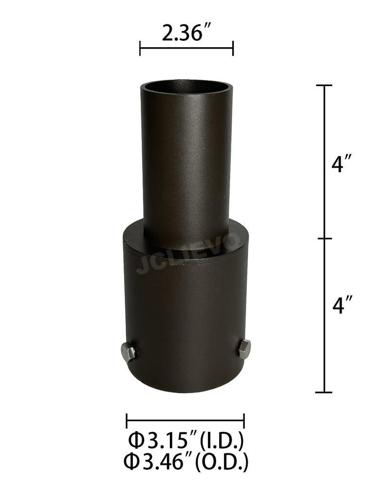Tenon Adapter for 3 inches Round Pole ｜JCLievo