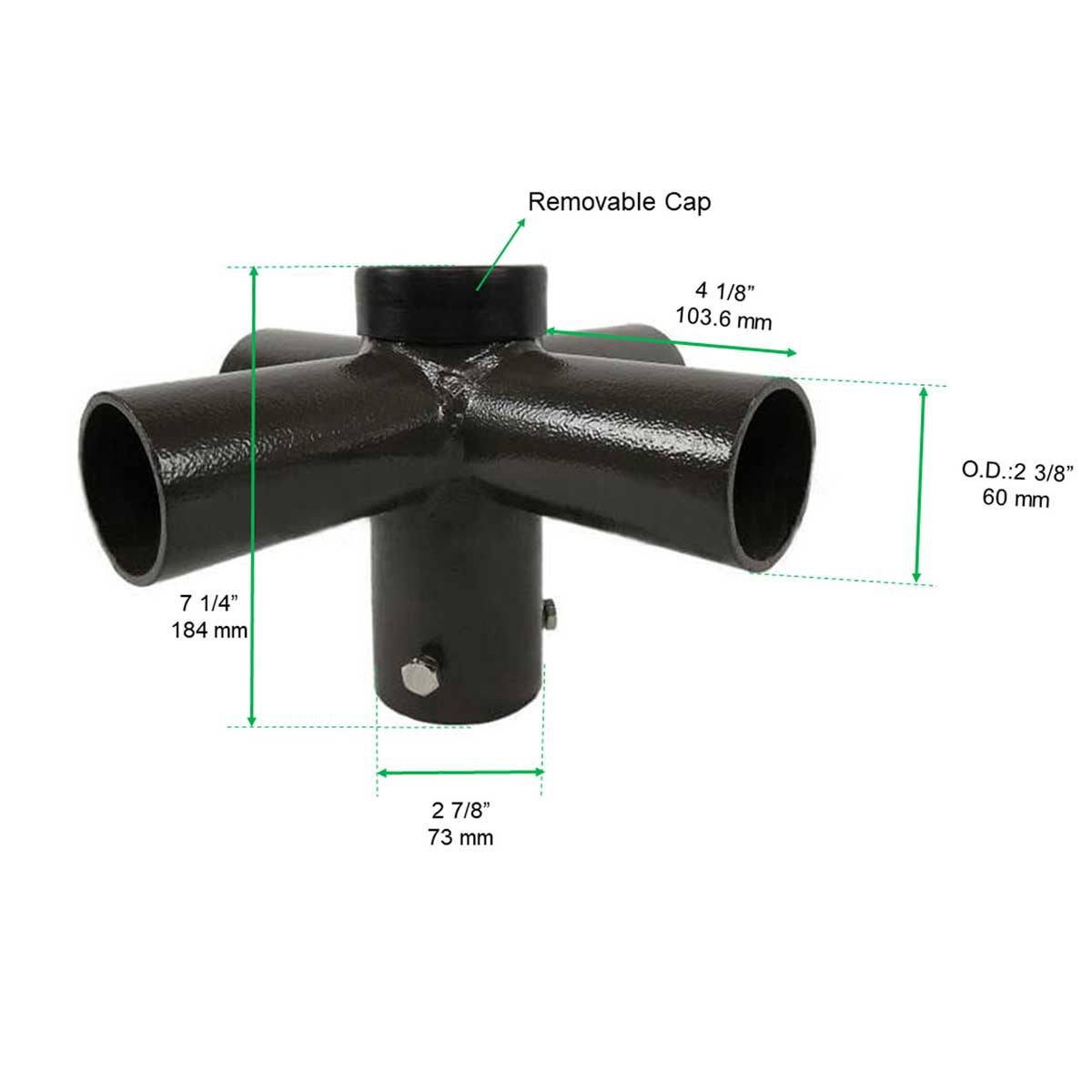 Tenon Adapter with 4 Horizontal Tenons at 90degree｜JCLievo Lighting